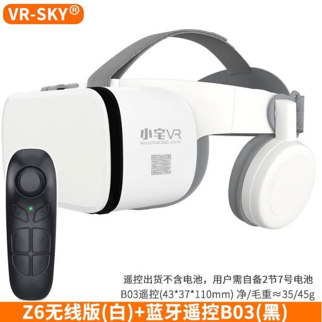 JTY Ready Stock New BOBO VR Z6 White 3D VR Headset Virtual Reality Genuine Glasses | Shopee Malaysia
