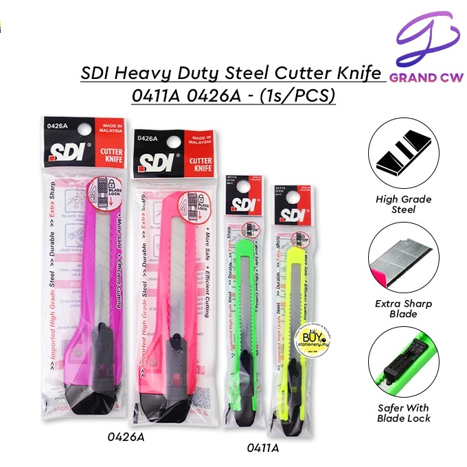 SDI CUTTER KNIFE ( 9MM / 18MM ) | Shopee Malaysia