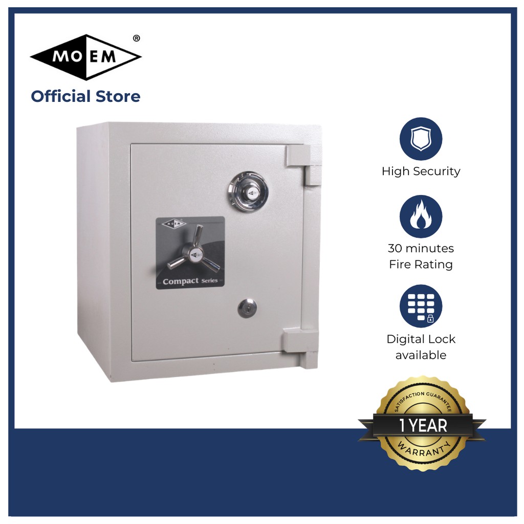 Compact Safe MS200 - Burglar & Fire Protection Safety Box for Home ...