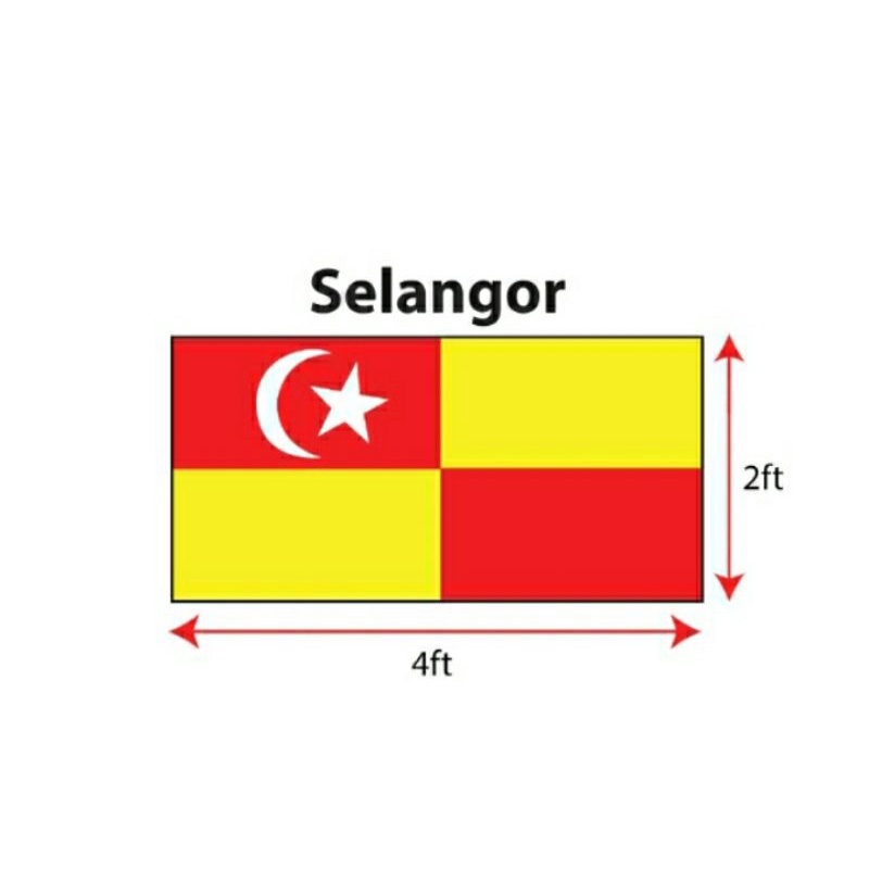 Bendera Malaysia / Malaysia Flag 2x4 and 3x6 | Shopee Malaysia