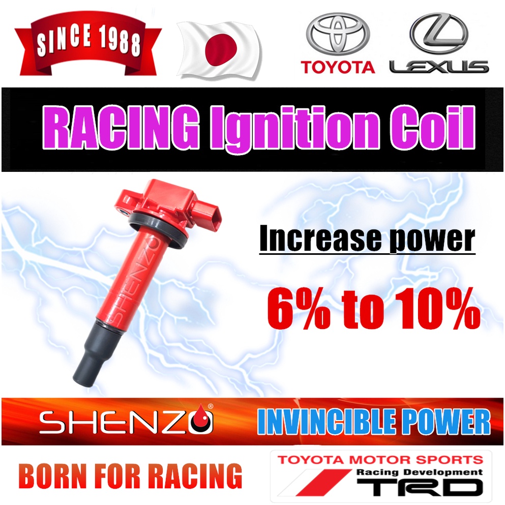TOYOTA VIOS ignition coil MADE IN JAPAN Racing type VIOS NCP42 NCP93 ...