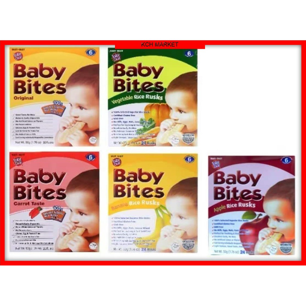 🔥Ready stock🔥Baby Bites - Original / Apple / Banana / Vegetarian ...