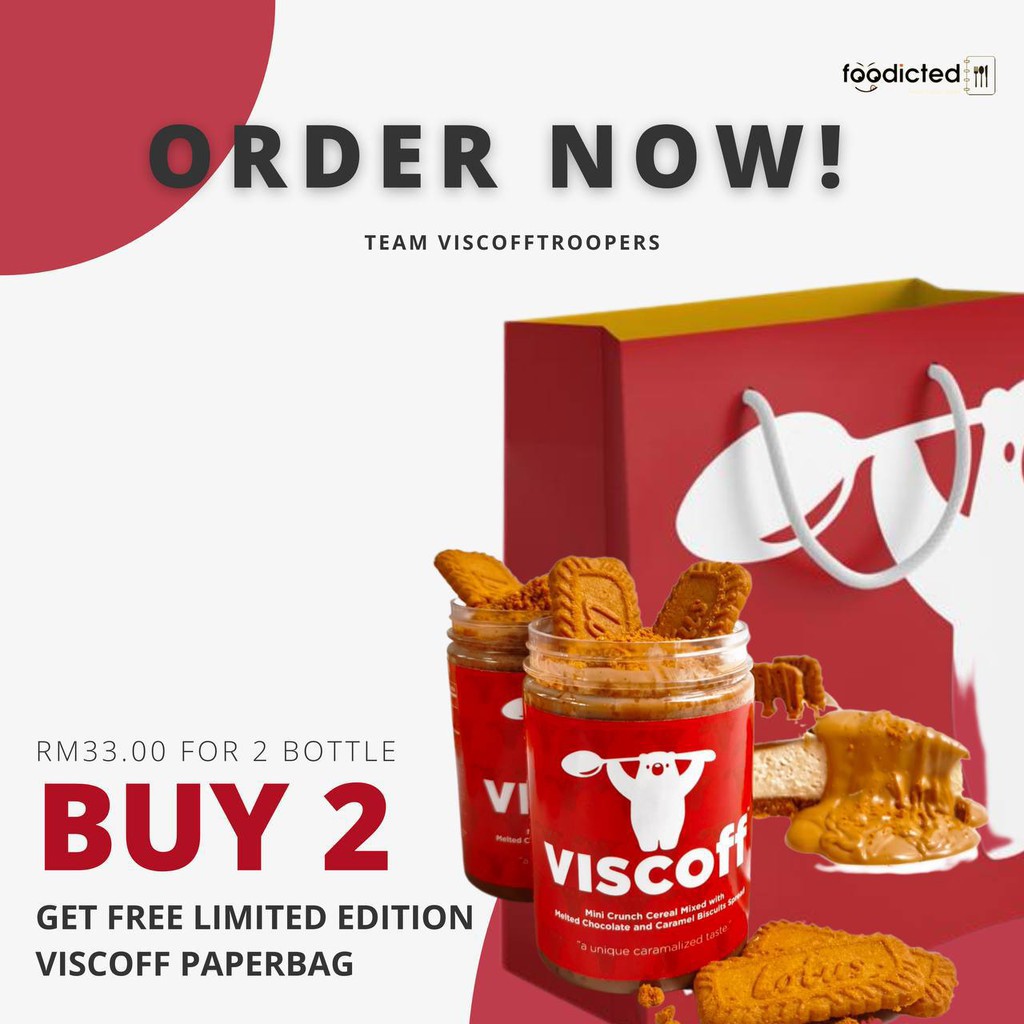 💥READY STOCK + SHIPPING WITHIN 24 HRS 💥Viscoff Crunch Chocojar with ...