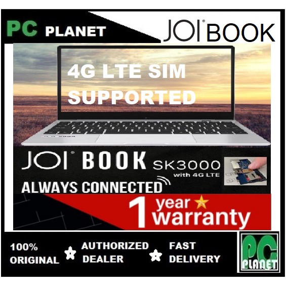 JOI Book SK3000 (Qualcomm® Snapdragon™ 850, 4G, 128GB, WIFI,4G LTE,12.5"/ W10PRO) 4G LTE SIM ...