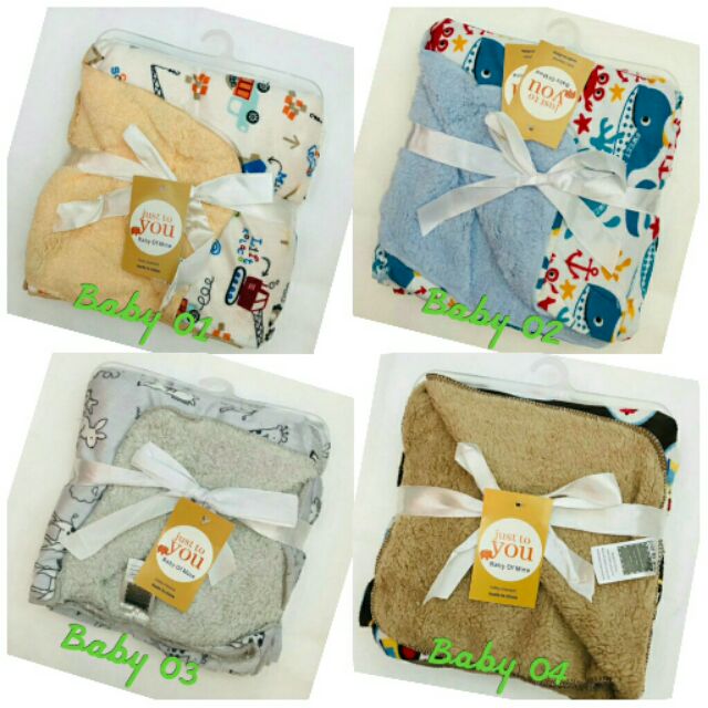 🌸Ready Stock🌸 Fleece Baby Blanket / selimut baby👶 | Shopee Malaysia