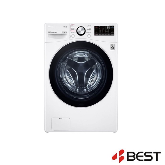 LG Front Load Washing Machine with AI Direct Drive (15kg) F2515STGW ...