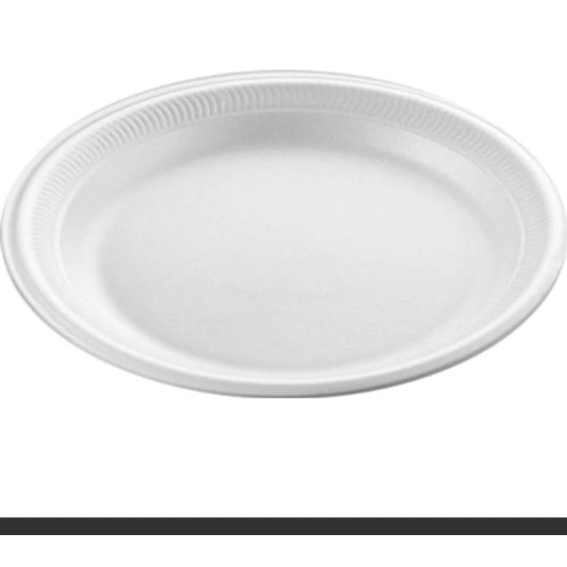 9inch Pinggan polystyrene/Foam Plate 100pcs | Shopee Malaysia