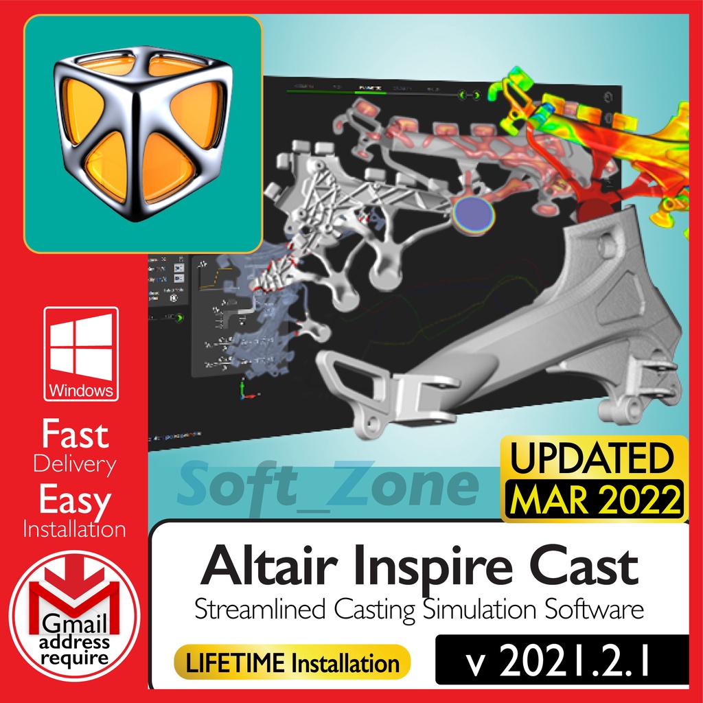 Altair Inspire Cast 2024.0 - Streamlined Casting Simulation Software | Windows - SOFTWARE ...