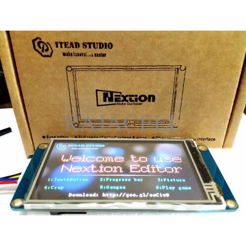 Nextion 3.2" HMI UART LCD TFT + Touchscreen for Arduino Rasbpi | Shopee ...