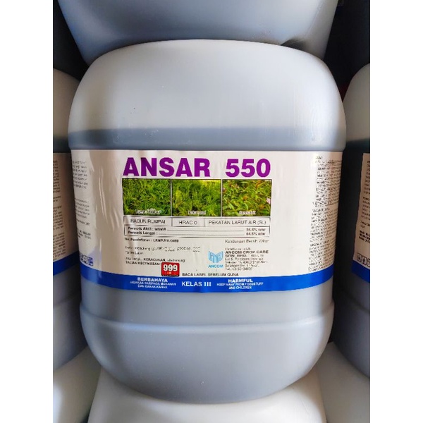 ANSAR 550 20L A.I:MSMA 35.5% ANCOM RACUN RUMPUT SENTUHAN | Shopee Malaysia