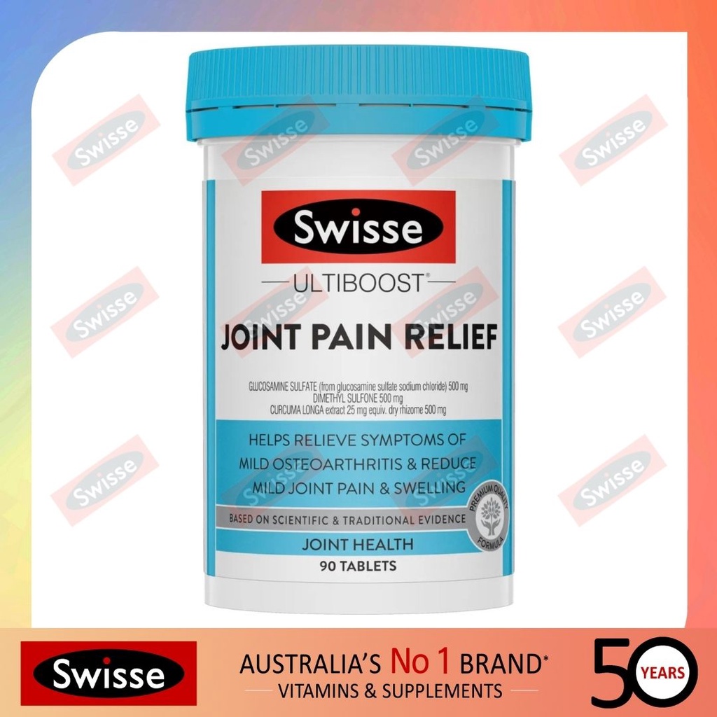 SWISSE Joint Pain Relief / Joint Repair (90 tablets) / Glucosamine ...
