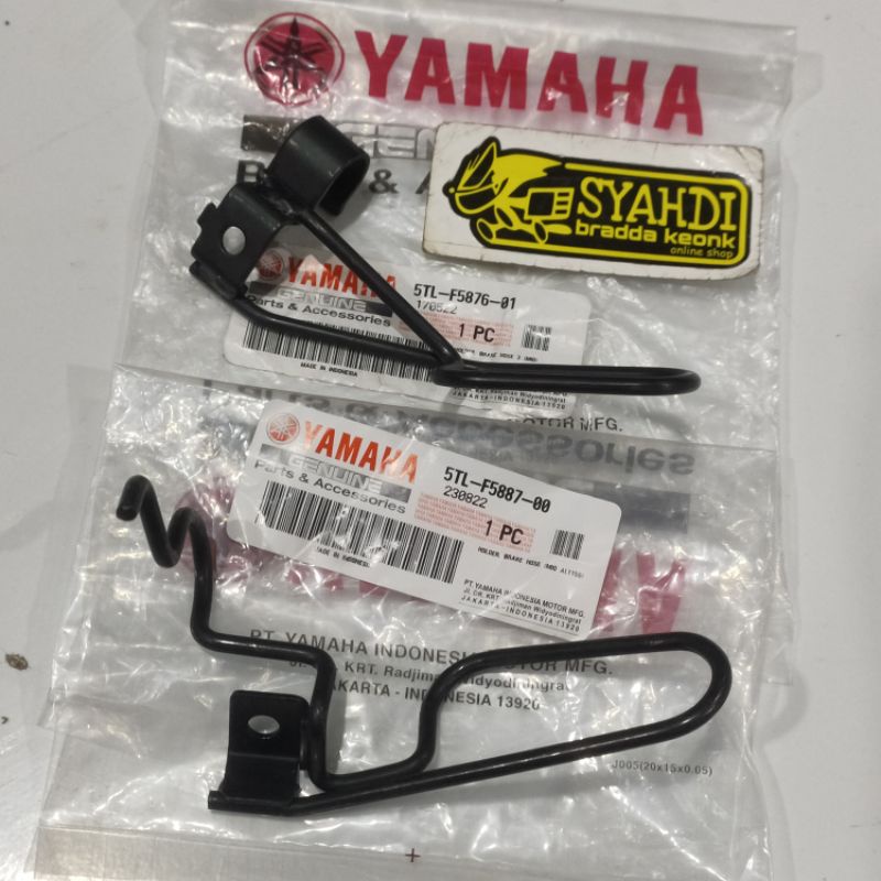 ORIGINAL YAMAHA 5TL MIO SPORTY MIO OLD BRAKE HOSE HOLDER BREKET ...