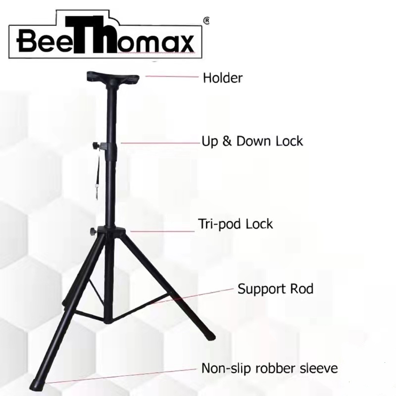 ( READY STOCK ) BeeThomax SPS-502B Professional Speaker Stand | Shopee ...