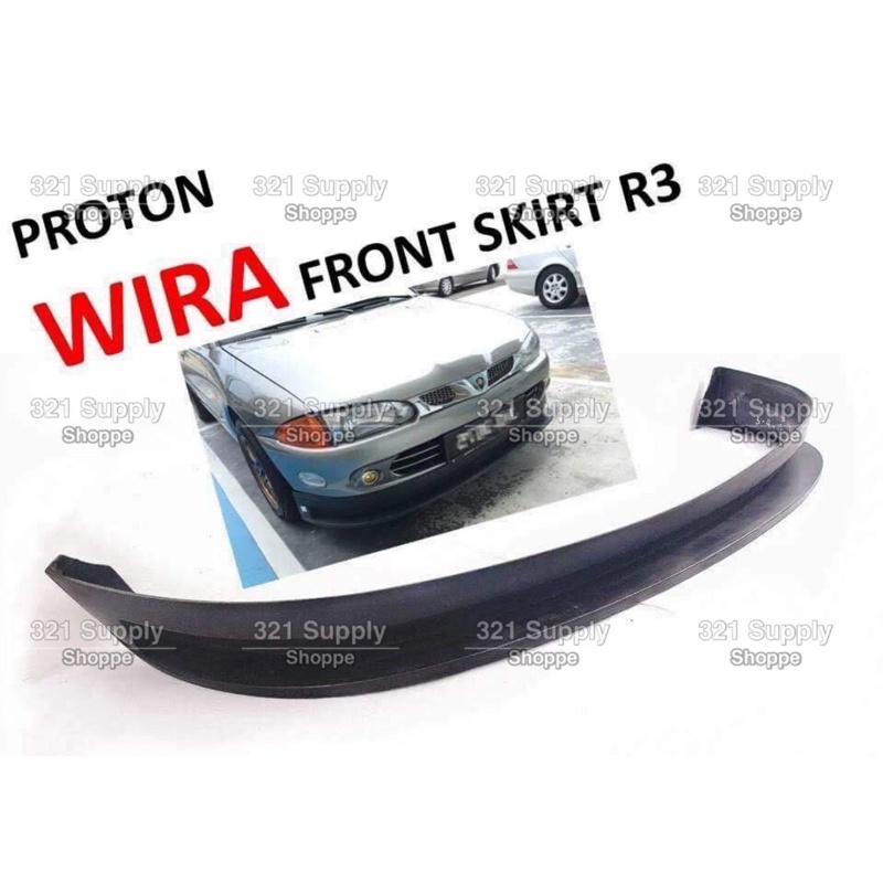 PROTON WIRA SATRIA PUTRA FRONT SKIRT R3 PU2190 // SKIRITNG LIP BUMPER ...