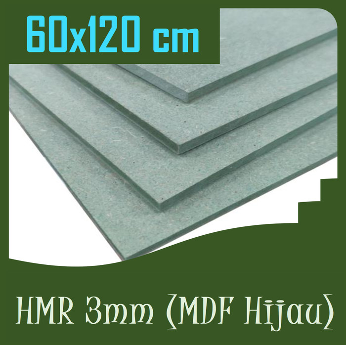 HIJAU Hmr 3mm 60x120 cm (2 sheets) || Mdf GREEN 3 mm 60x120 cm / 60 x ...