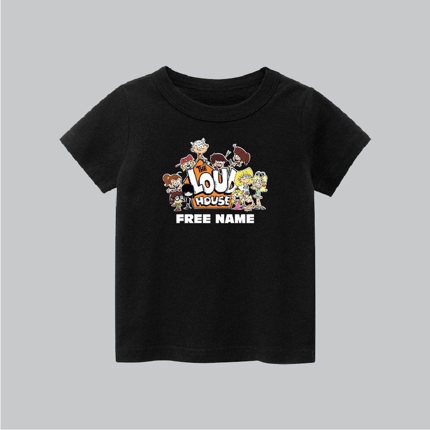 Baju The Loud House Logo Game Cartoon Tshirt Kids Kanak-kanak Cotton ...