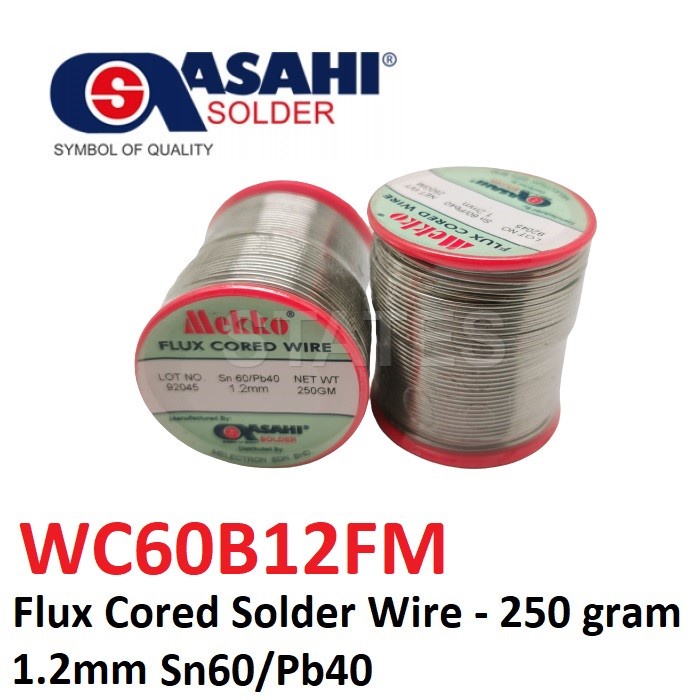 Mekko (ASAHI) WC60B12FM 1.2mm 250 gram Solder Lead | Shopee Malaysia