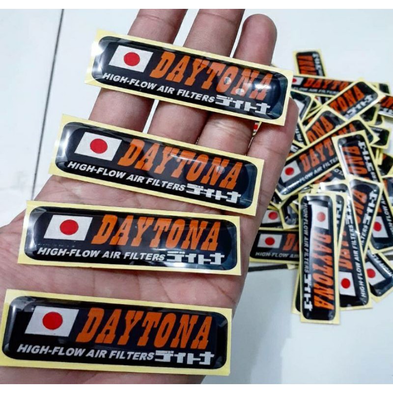 Sticker Emblem Resin Filter DAYTONA Japan High Flow Air Filters ...