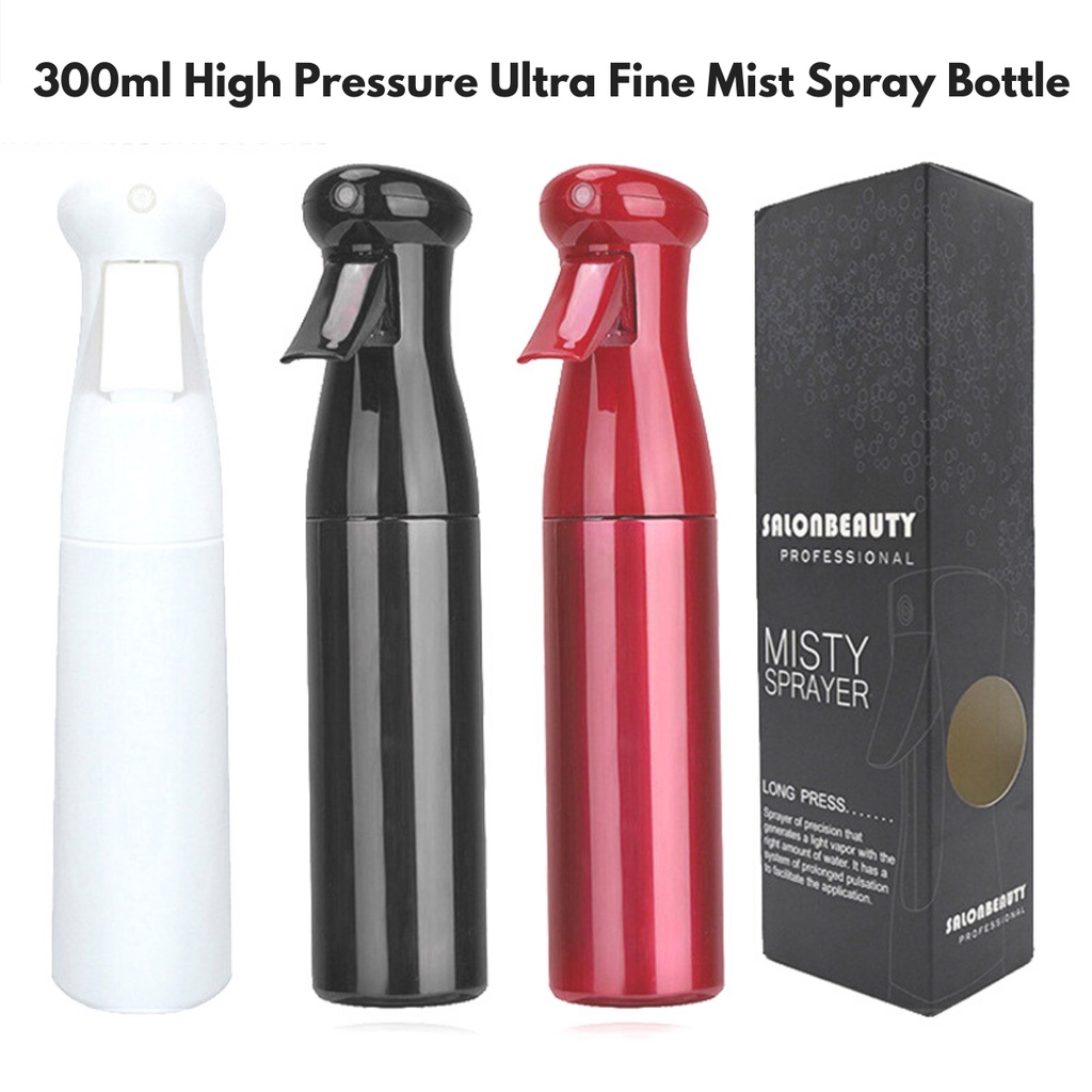 Continuous Spray Fine Mist 300ml Spray Bottle High Pressure Ultra Fine ...