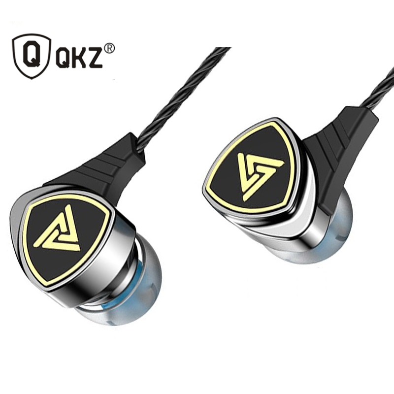 QKZ SK1 Metal Head Heavy Bass Earbud Dynamic Coil In-Ear Monitor ...