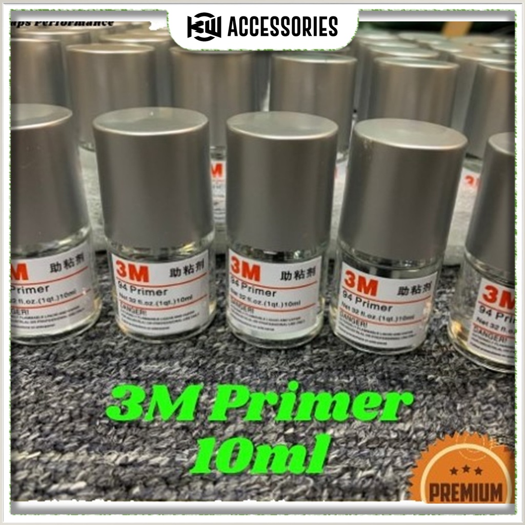 Genuine 3M Double Side Tape Promoter 94 Primer Applicator 10ML | Shopee ...