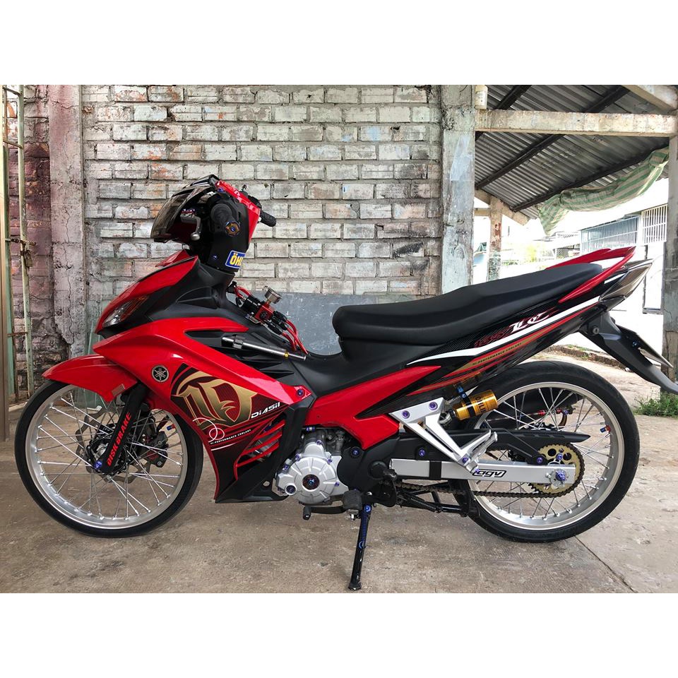 Yamaha Exciter 135 LC Removable Stamp In Black Red | Shopee Malaysia