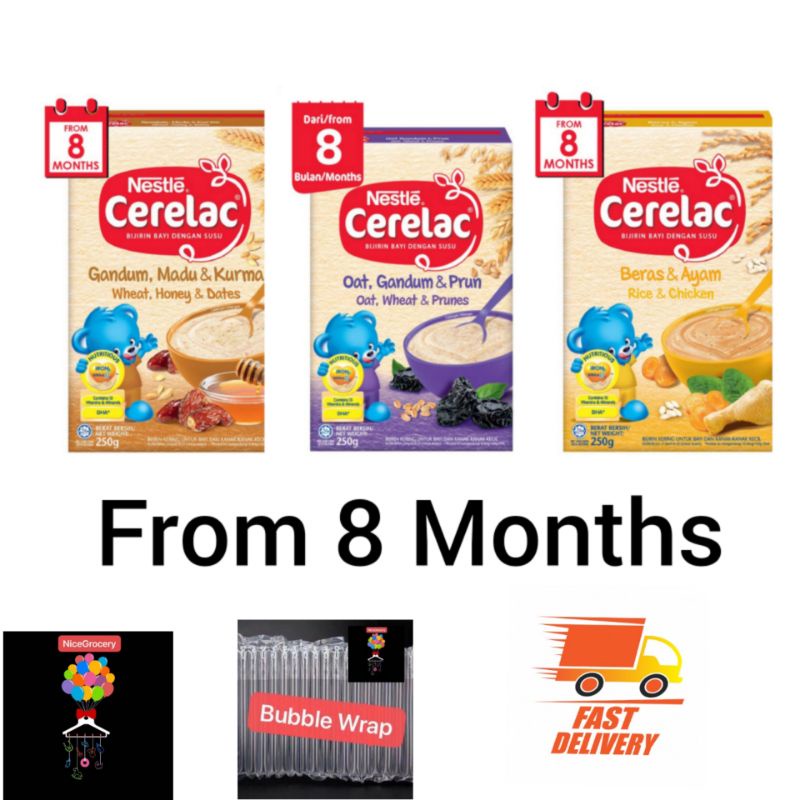 Nestle Cerelac From 6/8 Months （250g/Box） | Shopee Malaysia