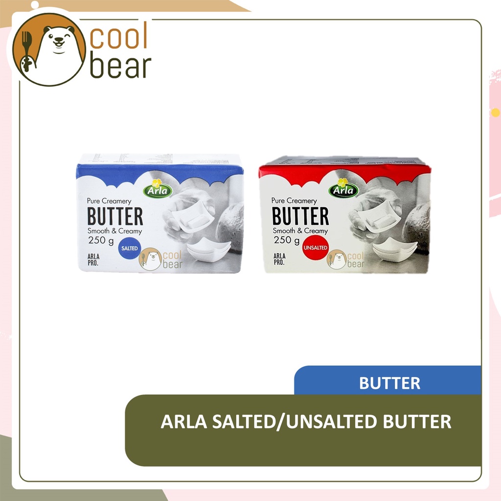Arla Pure Creamery Salted/Unsalted Butter 250g | Shopee Malaysia