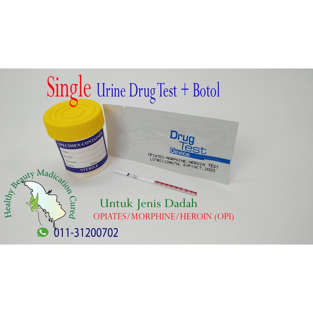 Single Urine Drugs Test Strip + Botol (Lulus KKM) | Shopee Malaysia
