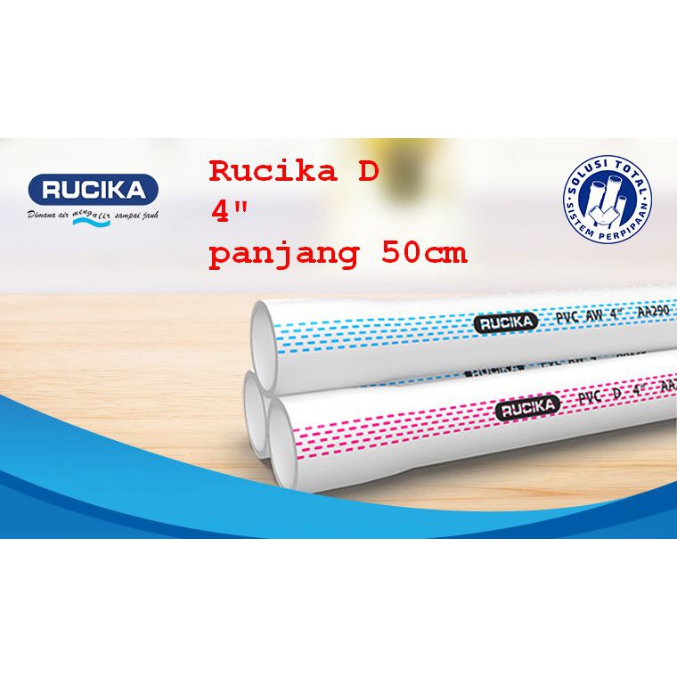Pvc water pipe 4" type D 50cm wavin | Shopee Malaysia