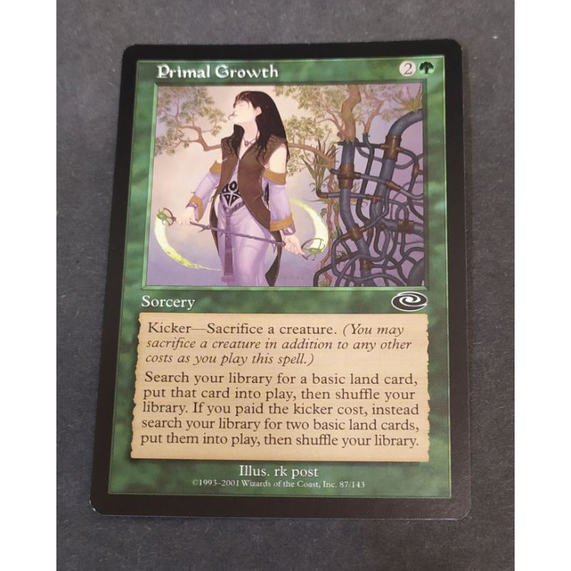 Magic The Gathering : Primal Growth PlaneShift card. | Shopee Malaysia