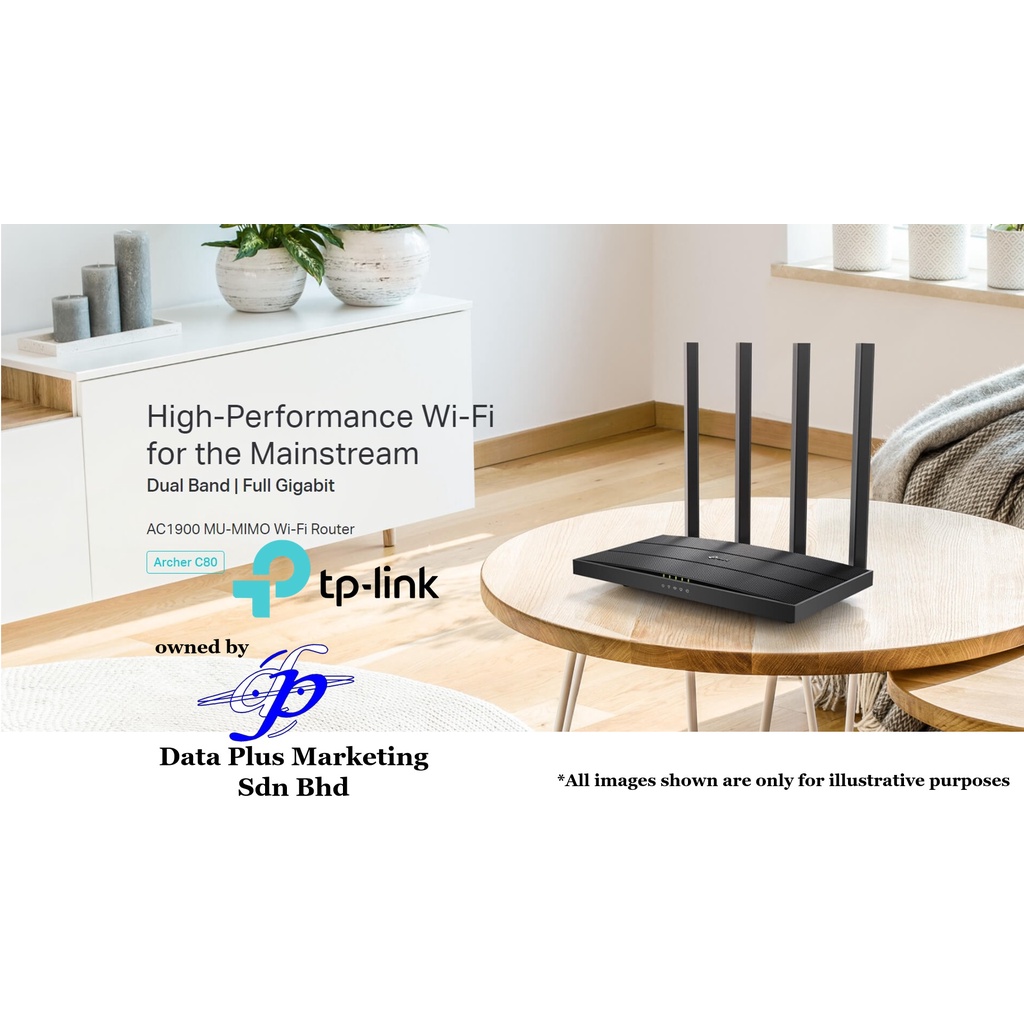 TP-Link Archer C80 New AC1900 Wireless MU-MIMO Wi-Fi Router | Shopee ...