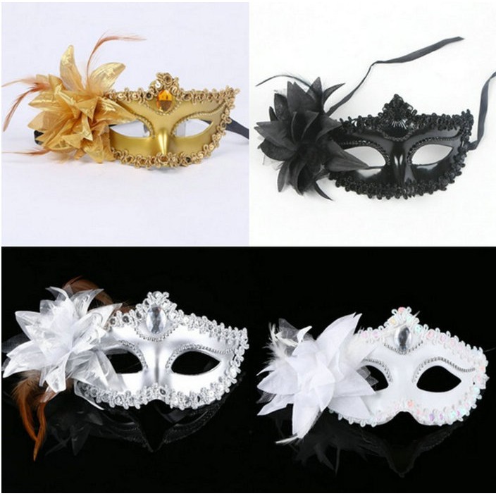 Masquerade Lace Mask Masquerade Flower Mask Event Party Mask | Shopee ...