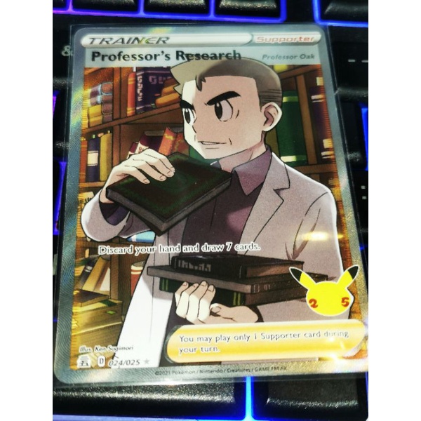 Trainer Type - Pokemon Card 25th Celebration Anniversary Vintage Full ...