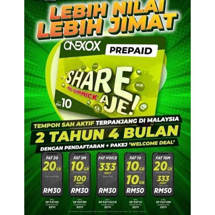 WELCOME DEALS PROMOTION (Add On for 36 months validity) NEW ONEXOX USER ...