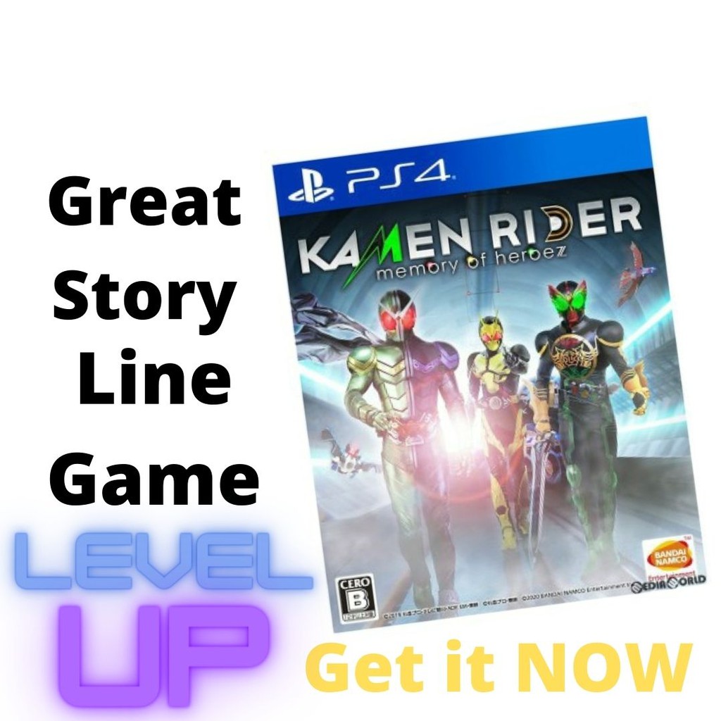(Ready Stock) PS4 Kamen Rider Memory Of Heroez (R3) Eng Version ...
