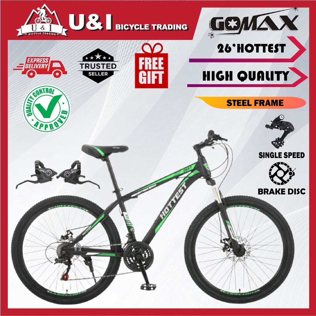 26 Inci 24/21/18/Single Speed Double Wall Rim Mountain Bike / Basikal ...