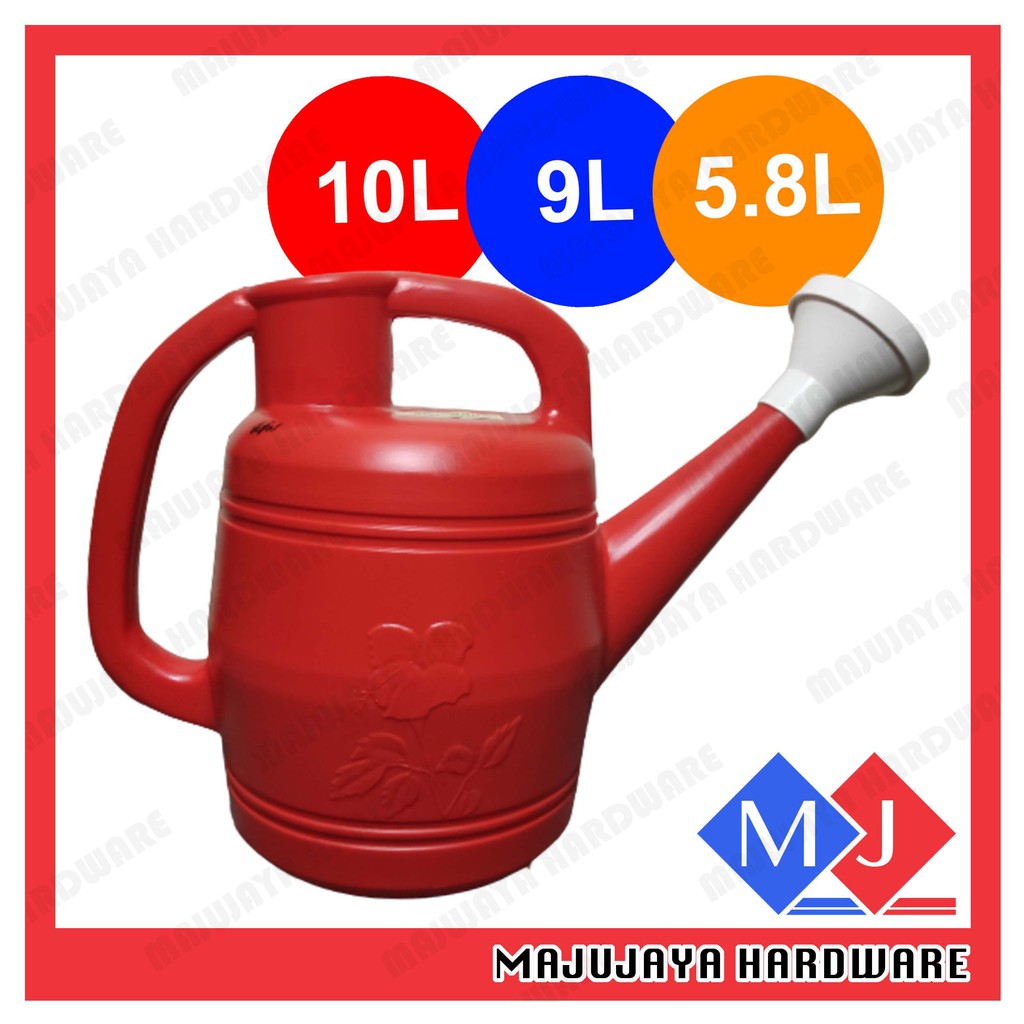 5.8L / 9L / 10L Plastic Garden Flower Watering Can / Bekas Siriman ...