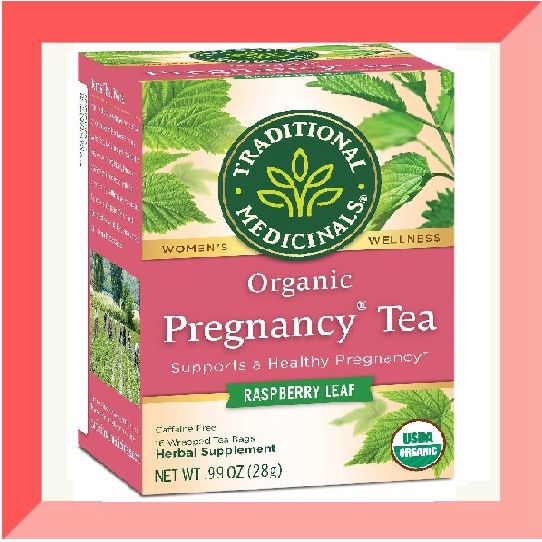 Traditional Medicinals Organic Pregnancy Tea Raspberry Leaf, Caffeine ...
