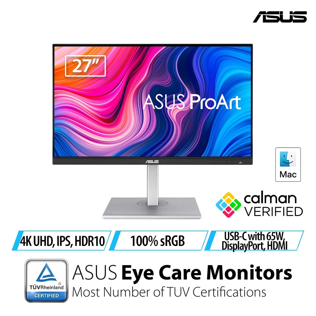 ASUS ProArt Display PA279CV Professional Monitor - 27-inch, IPS, 4K UHD ...