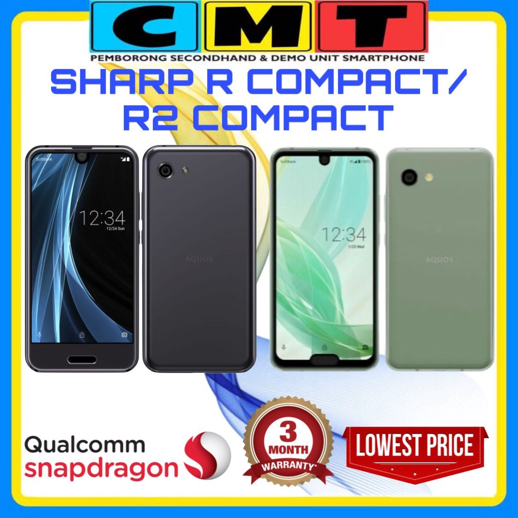 [READY STOCK] SHARP AQUOS R COMPACT, R2 COMPACT Snapdragon Gaming ...