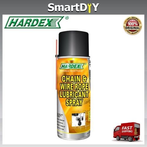 HARDEX HD500 400ML CHAIN & WIRE ROPE LUBRICANT SPRAY | Shopee Malaysia