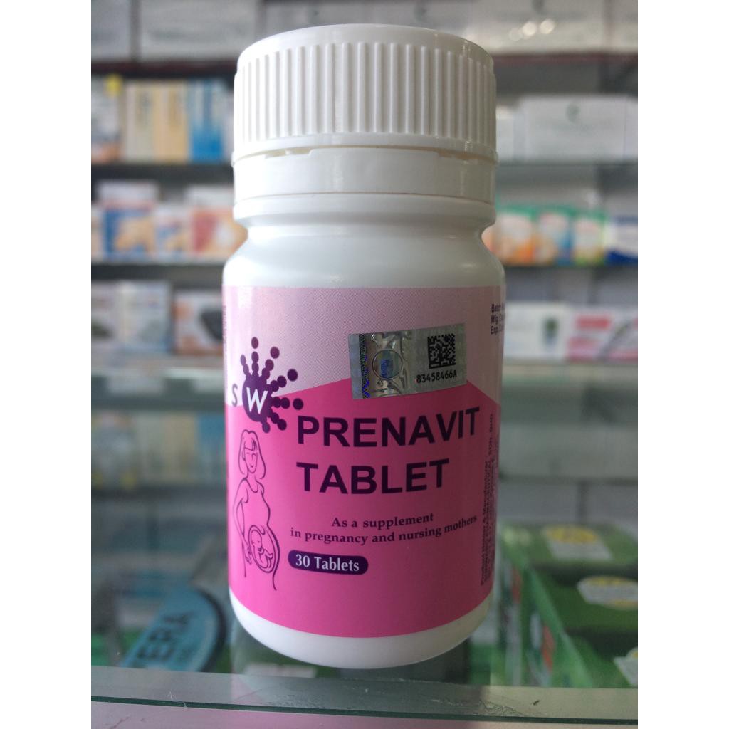 PRENAVIT TABLET 30'S (VITAMIN TAMBAH DARAH IBU MENGANDUNG) (EXP:09/19 ...