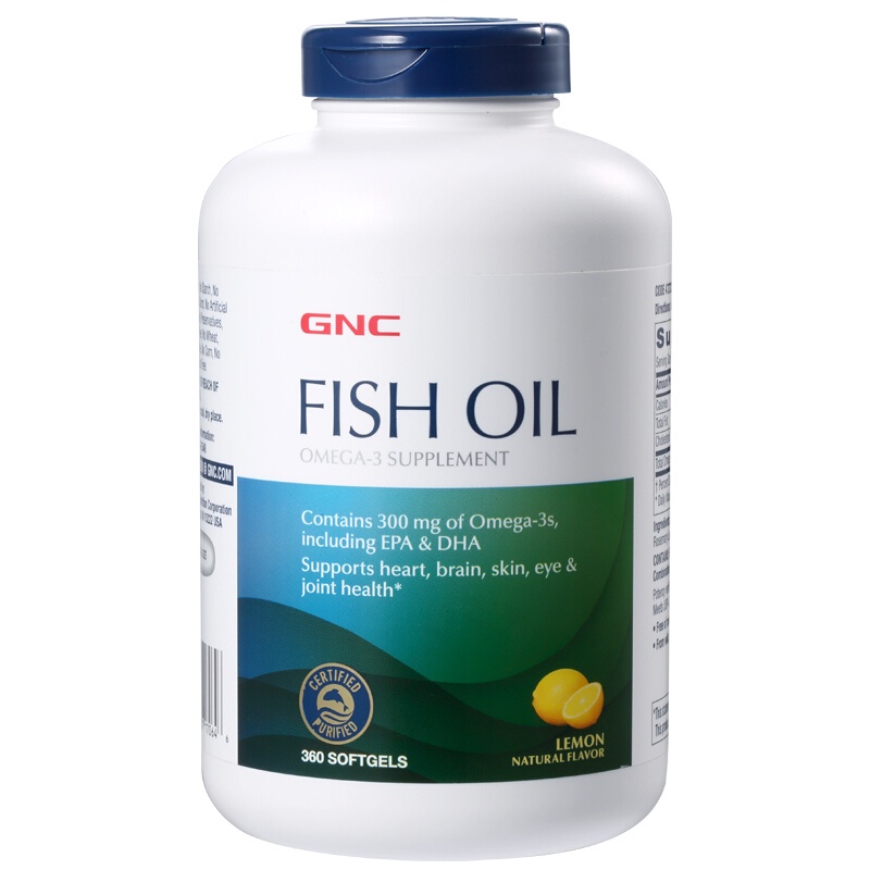 New Date USA GNC Deep Sea Fish Oil Omega 3 Soft Capsule 360 Capsules | Shopee Malaysia