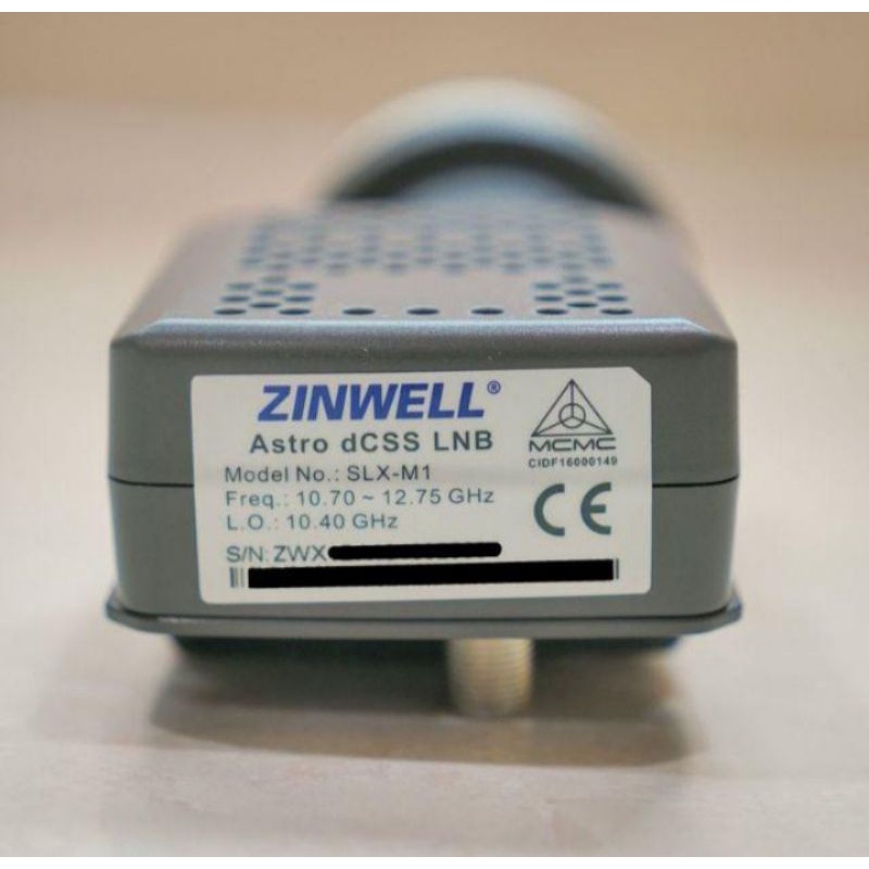 100% Original ZINWELL & INVERTO DCSS LNB Receiver for Astro Ultra Box ...