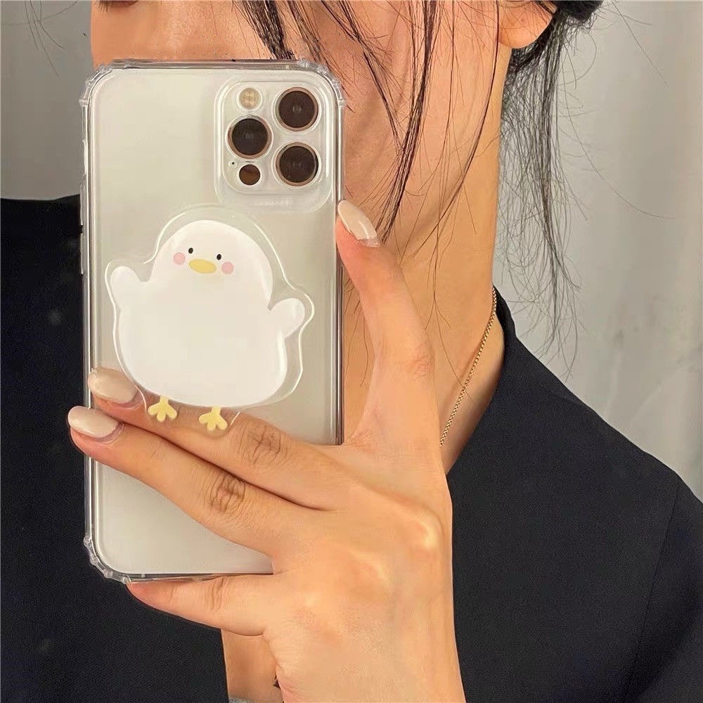 Korean Style Cute Cartoon Chicken Phone Holder Stand Ins Acrylic ...