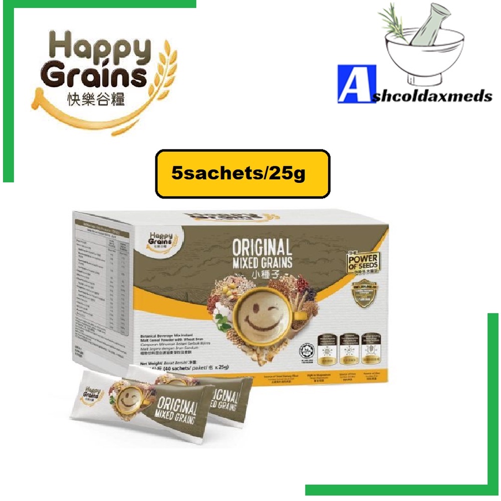 Happy Grains Original Mixed Grains (5Sx25g) | Shopee Malaysia