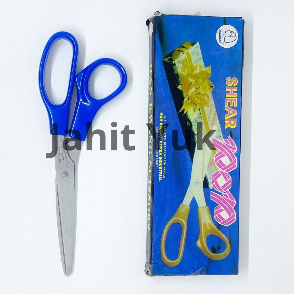 Original KOREA Fabric Scissors / Han Kwang Scissors Size 8,5" | Shopee ...