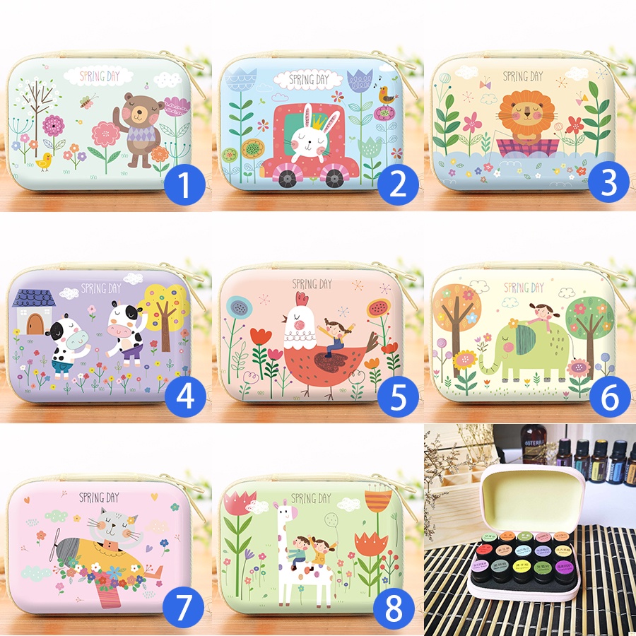 15 Slots Essential Oil Case hand bag storage bag shock proof Pouch for ...