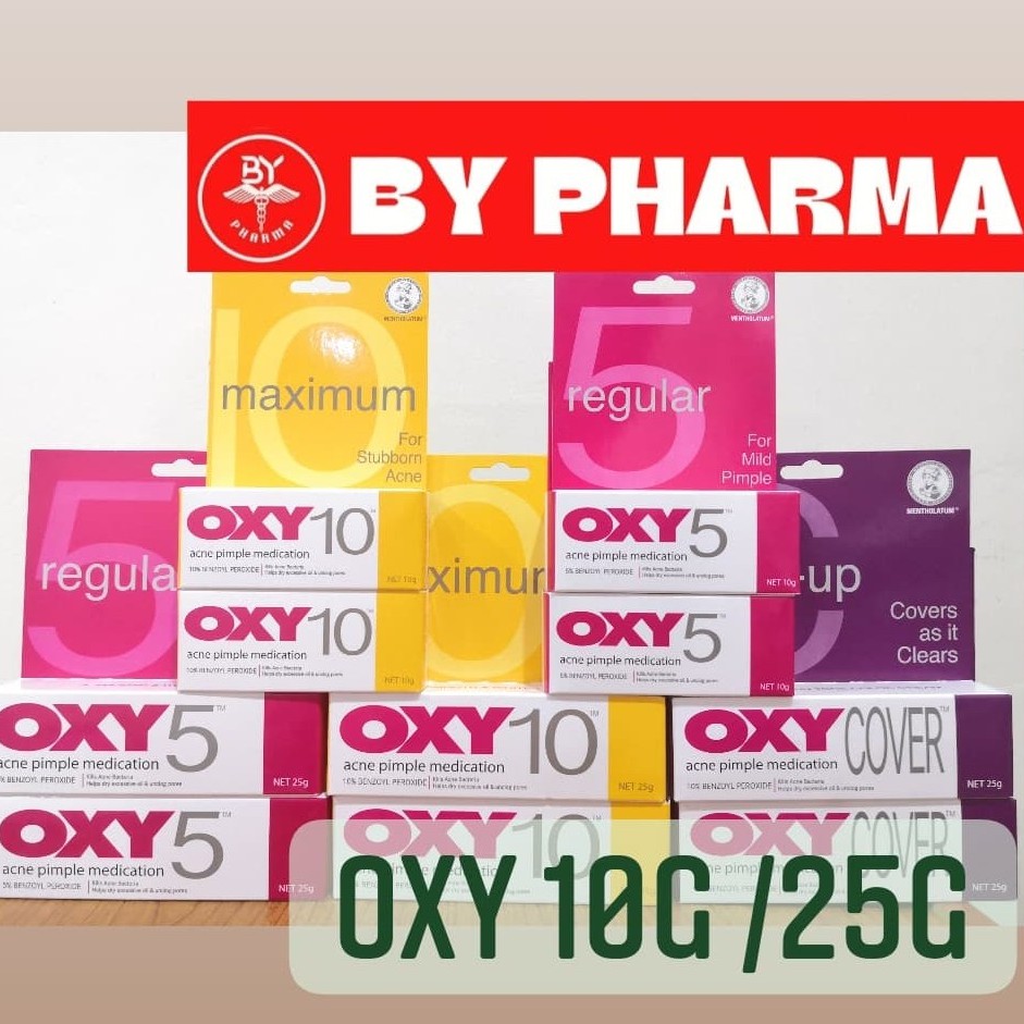 Oxy Acne Pimple Medication Oxy 5 Oxy 10 Oxy Cover 10g 25g